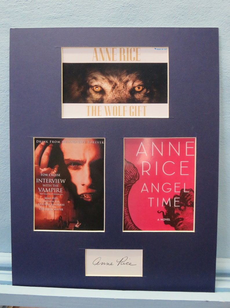 Famed Author Anne Rice and Her Novels Interview With the | Etsy