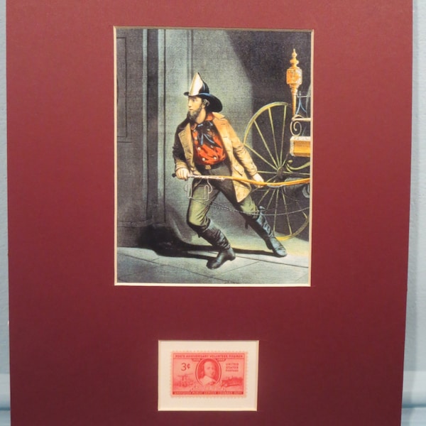 Fireman Stamp - Etsy