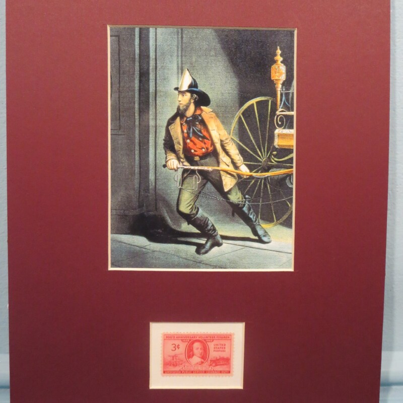 Fireman Stamp - Etsy
