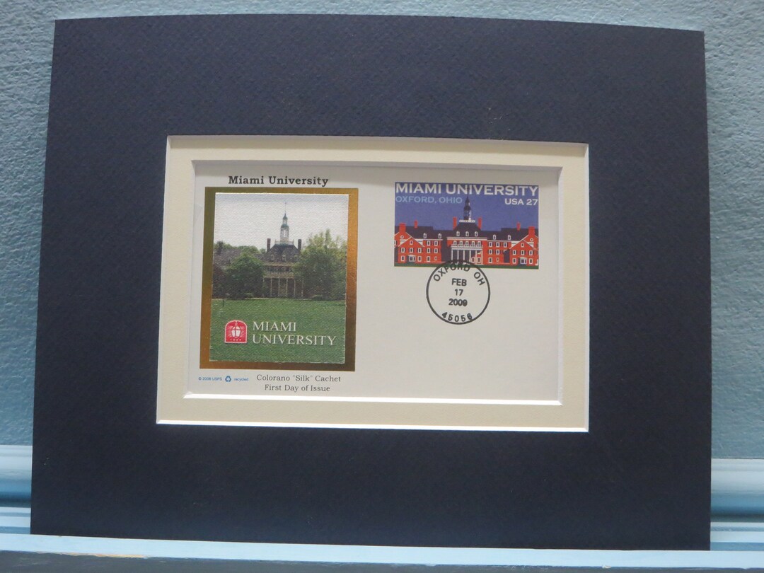 Miami University Founded in 1809 & the First Day Cover of the Stamp ...