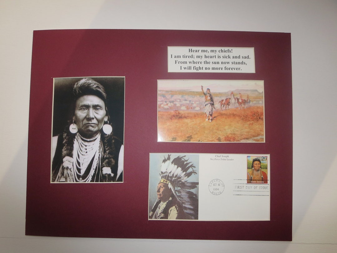 American Indians - Chief Joseph of Nez Perce - "i Will Fight No More ...