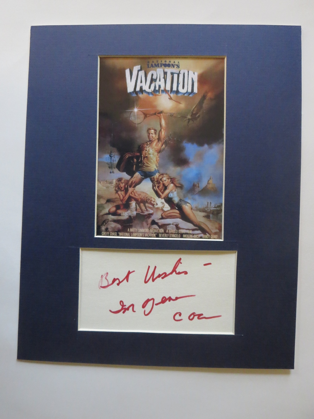 Chevy Chase - National Lampoon's Vacation & Imogene Coca Autograph as ...