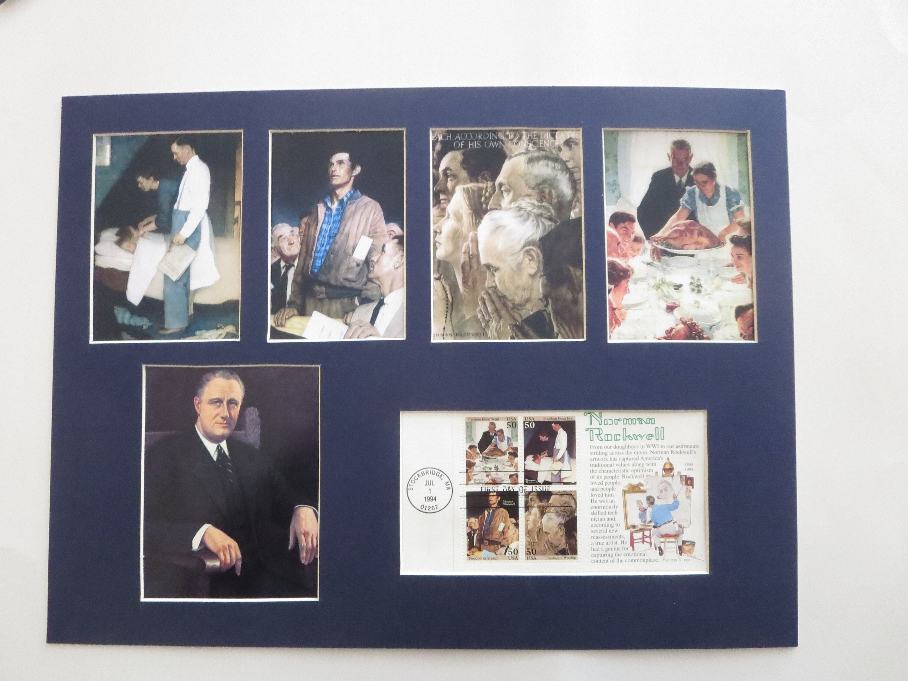 President Franklin D. Roosevelt & the Four Freedoms - First Day Cover ...