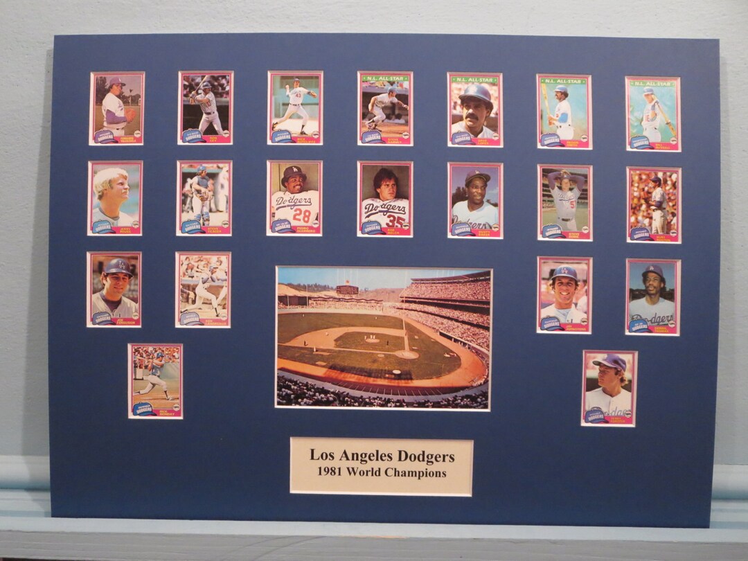 Los Angeles Dodgers - 1981 World Champions Led by Steve Garvey and Ron ...