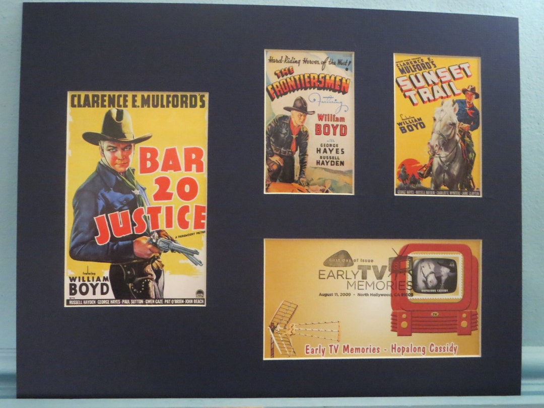 Western Movie and TV Star - William Boyd as Hopalong Cassidy in "bar 20 ...