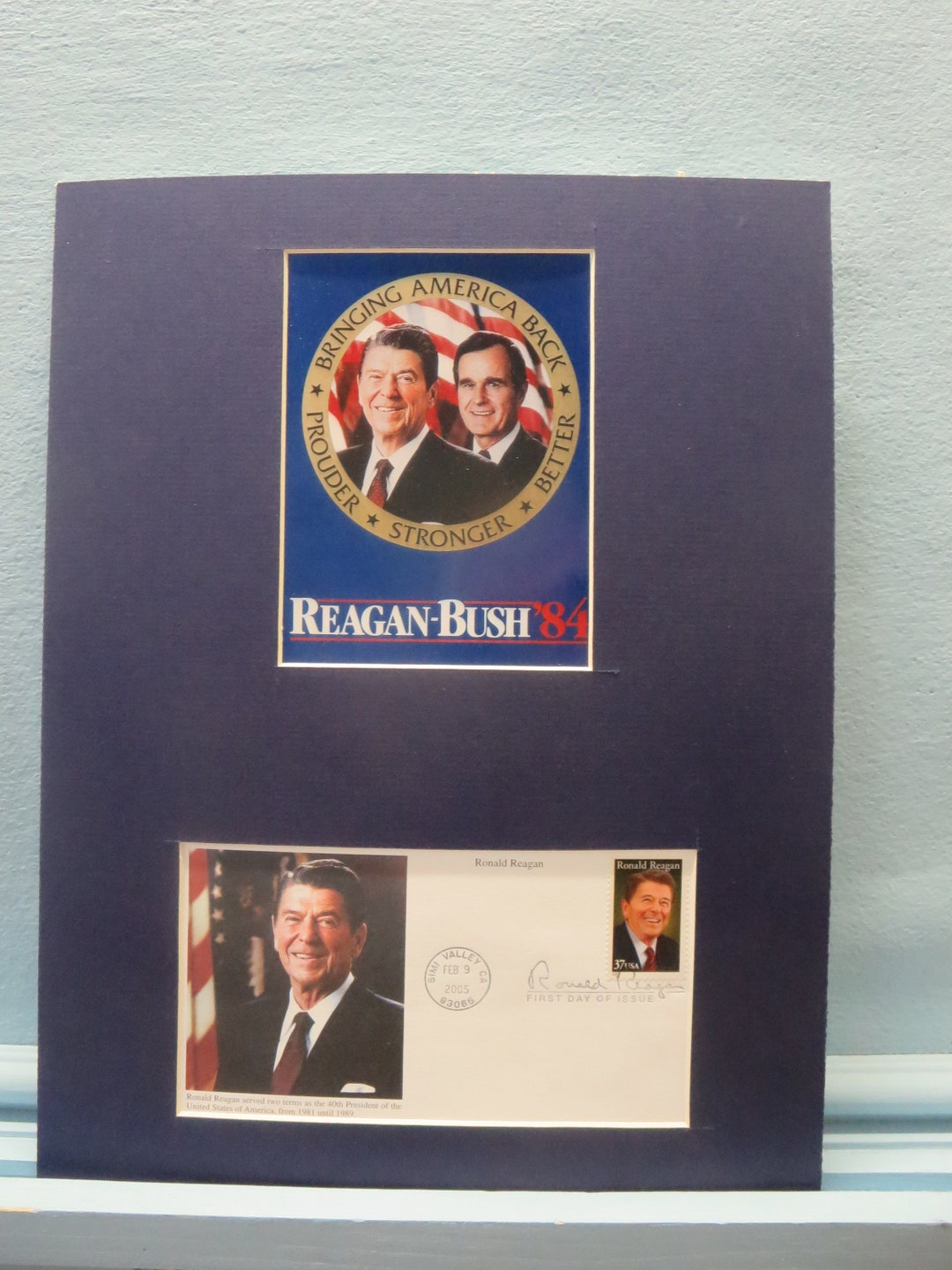 Ronald Reagan and George Bush Win the 1984 Presidential Election ...