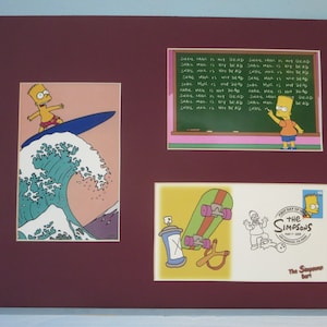 Honoring the Simpsons TV Show and the First Day Cover of the Bart ...