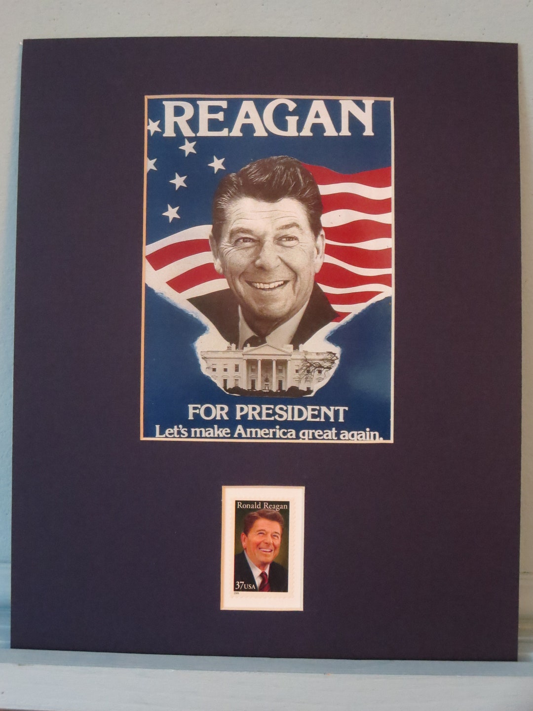 Ronald Reagan Runs for President Honored by the Ronald Reagan Stamp - Etsy