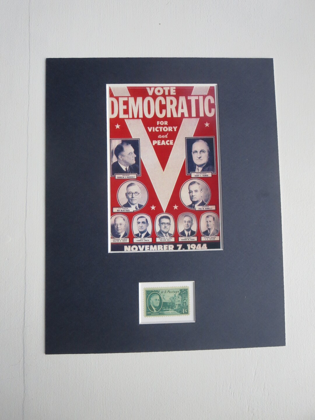 President Franklin D. Roosevelt Runs for a Fourth Term in 1944 With ...