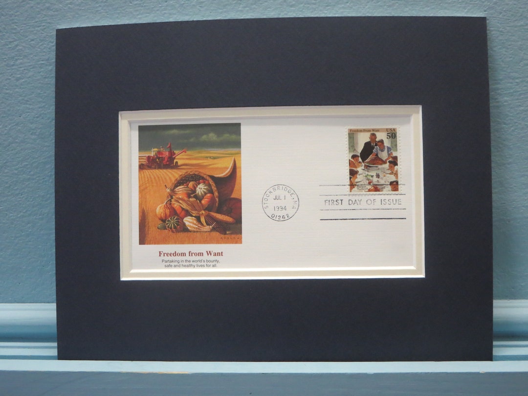 President Franklin D. Roosevelt & the Four Freedoms - First Day Cover ...