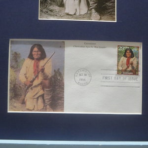 Honoring Geronimo, Famed Apache Chief & First Day Cover of His Own ...