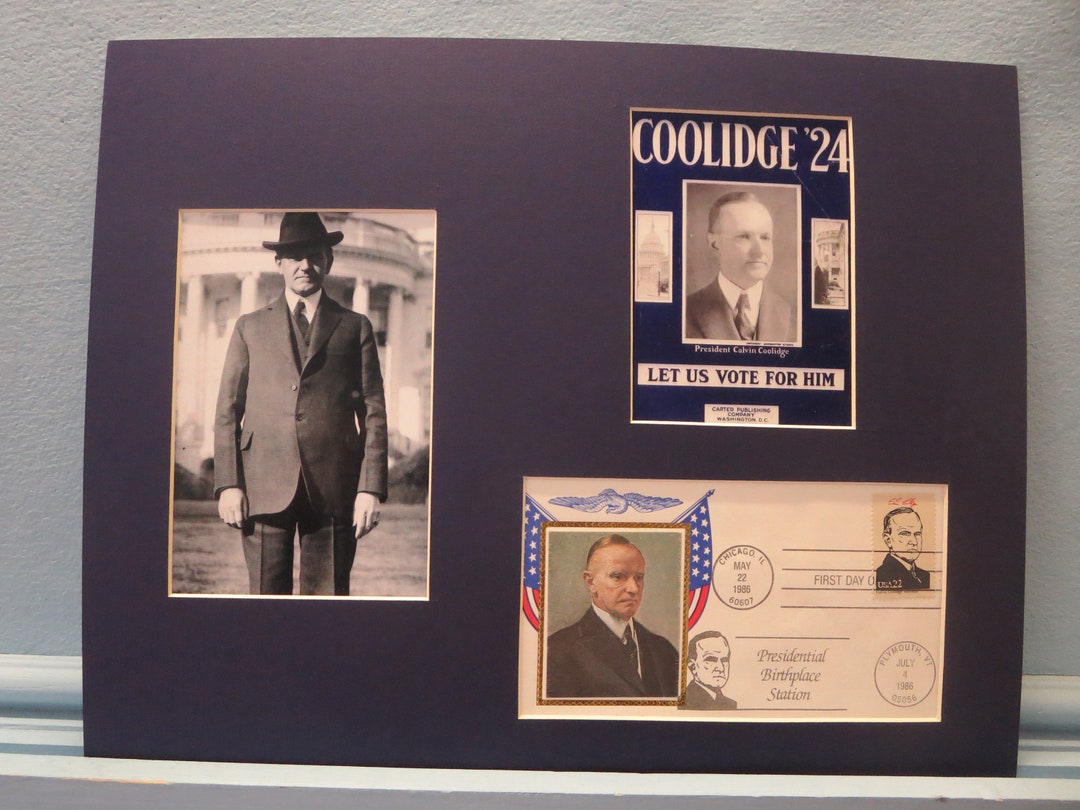 Calvin Coolidge Runs for Re-election in 1924 & First Day Cover of His ...