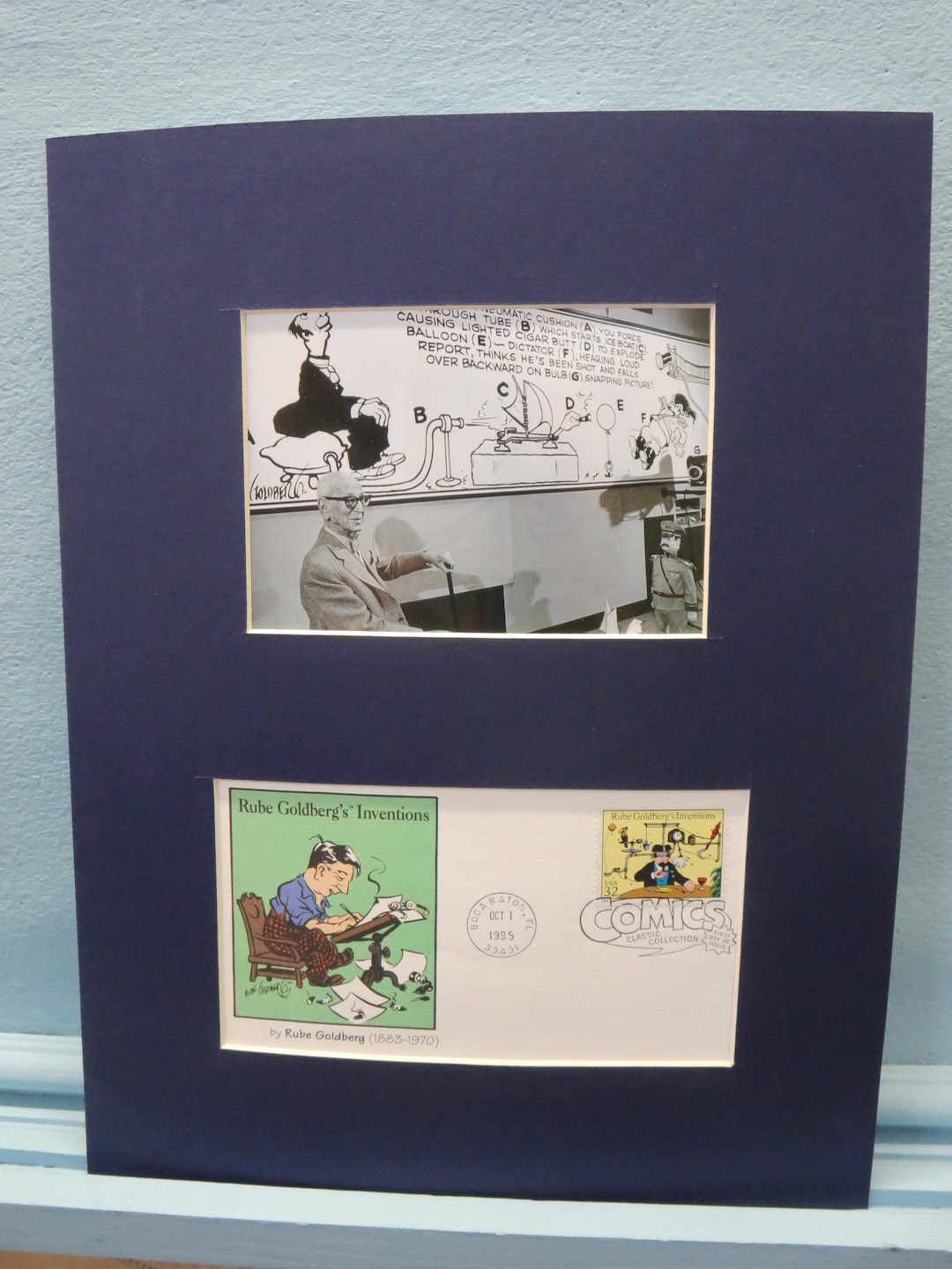 Comic Strip - the Rube Goldberg Inventions & His Own Picture and First ...