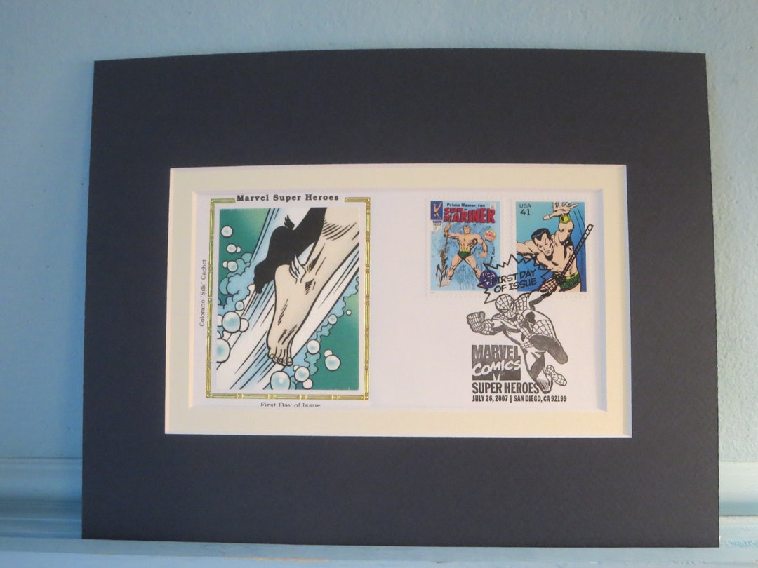 Marvel Comics Superhero - Sub-mariner and the First Day Cover of the ...
