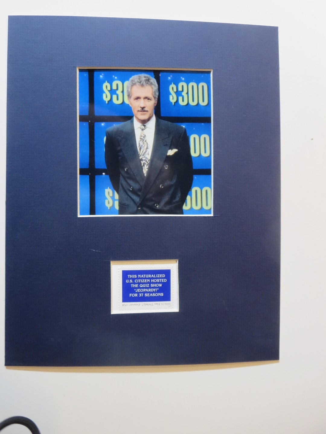 TV Game Show Host of Jeopardy - Alex Trebek Honored by His Own Stamp - Etsy