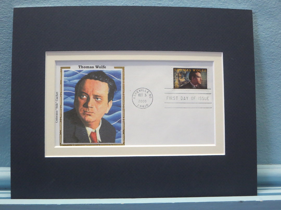 Honoring Thomas Wolfe as a Great American Author & First Day Cover of ...