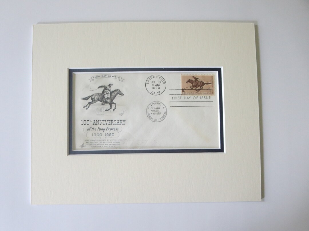 Federic Remington's Painting Honoring the Pony Express & First Day ...