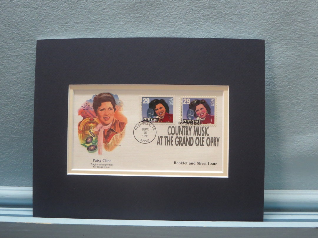 Country Western Great - Patsy Cline & First Day Cover of Her Own Stamp ...