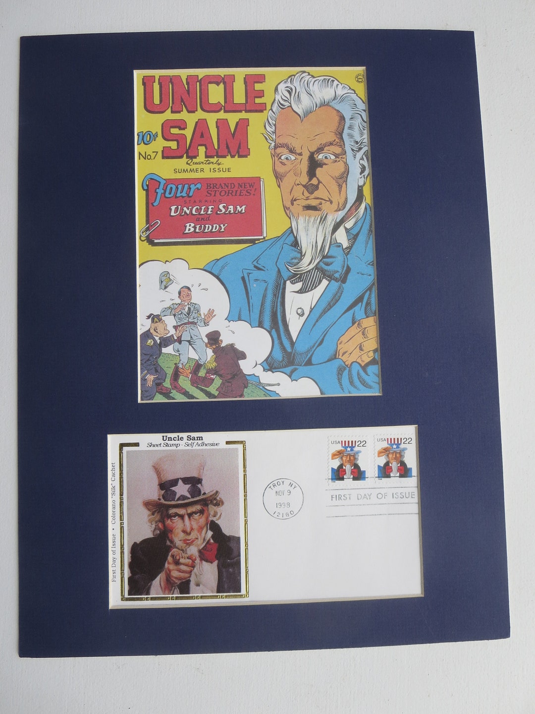 Comic Book Characters - Uncle Sam - Symbol of America & Buddy and the ...