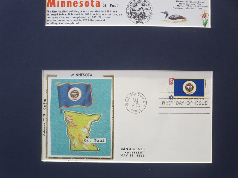 Honoring Minnesota and Its State Capitol at St. Paul & First Day Cover ...