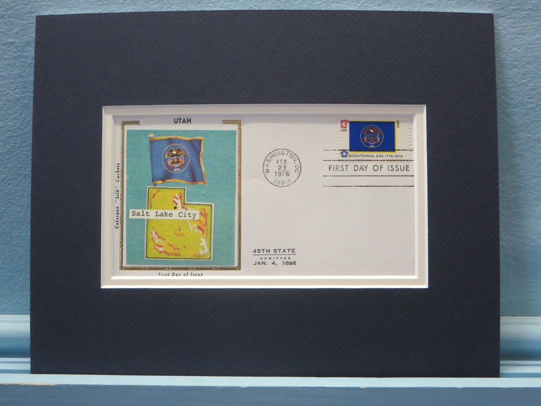 Utah Joins the Union as the 45th State & First Day Cover of Utah ...