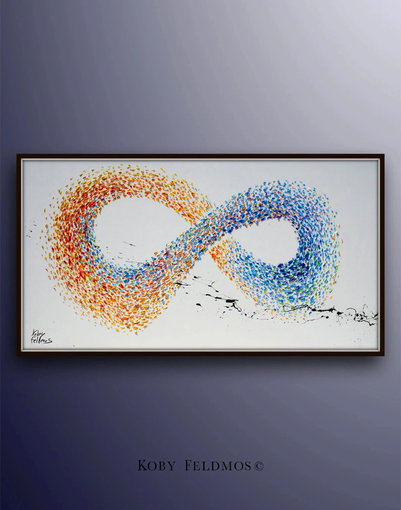 Abstract Painting 67 Infinity Symbol Original Abstract - Etsy