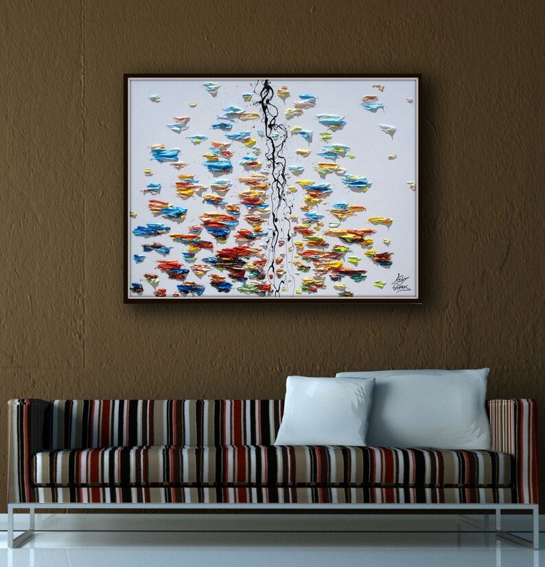 Ocean Split 40 Abstract Painting Original Oil Painting - Etsy