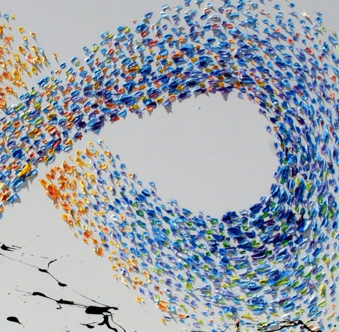 Abstract Painting 67 Infinity Symbol Feng Shui Cold - Etsy