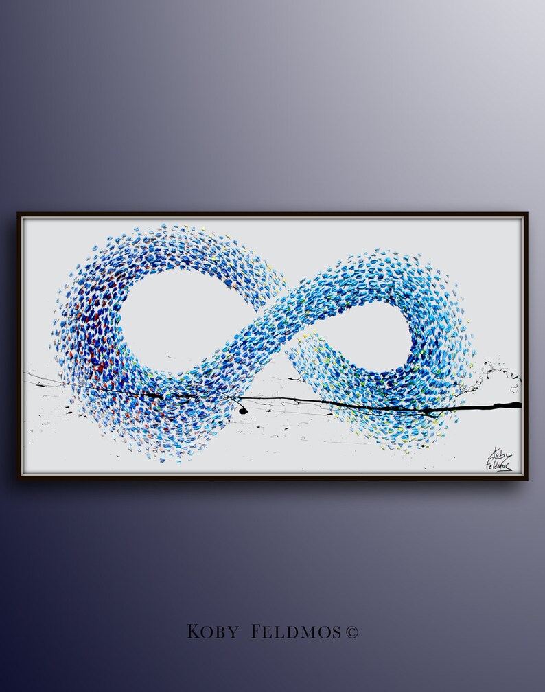 Abstract Painting 55 Infinity Symbol Original Abstract - Etsy