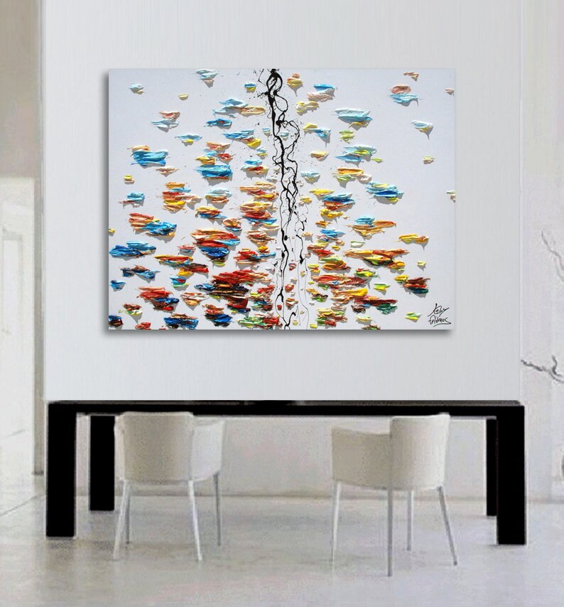 Ocean Split 40 Abstract Painting Original Oil Painting - Etsy