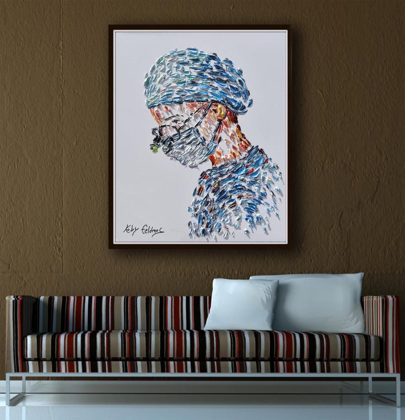 Doctor Female 40", Beautiful Original Art for Office, Gift to Doctor ...