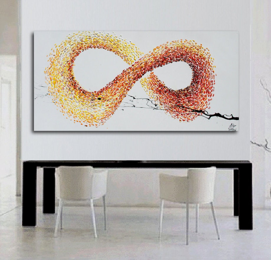 Abstract Painting 67 Infinity Symbol Original Abstract | Etsy