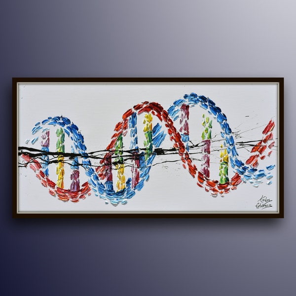 Dna Painting - Etsy