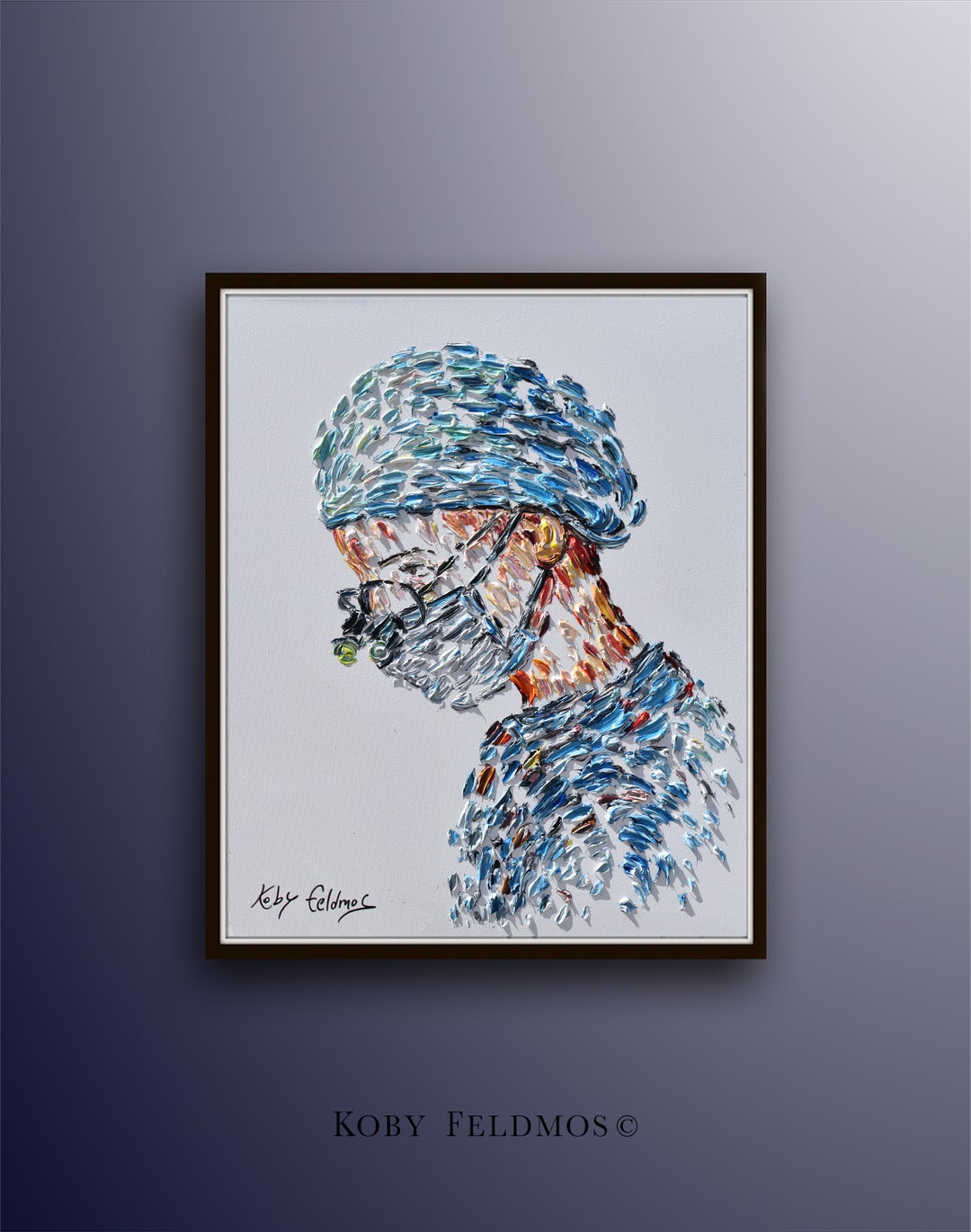 Doctor Female 40", Beautiful Original Art for Office, Gift to Doctor ...