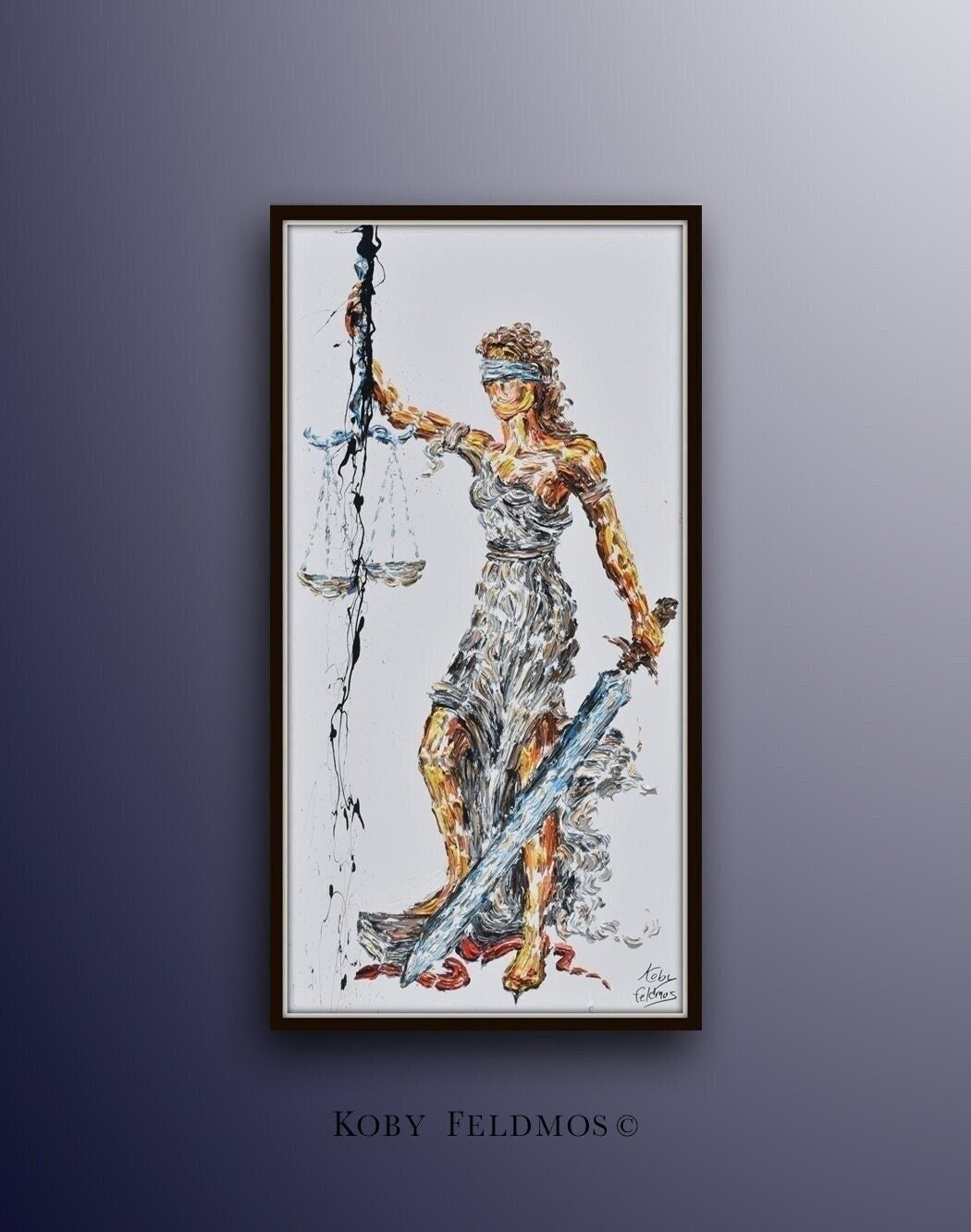 Lady Justice Painting