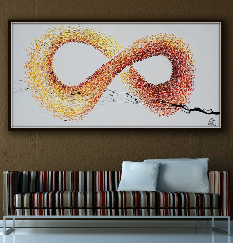 Abstract Painting 67 Infinity Symbol Original Abstract | Etsy