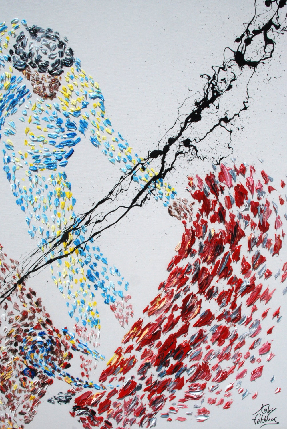 Painting Matador 35 fight Extremely unique and beautiful oil painting ...