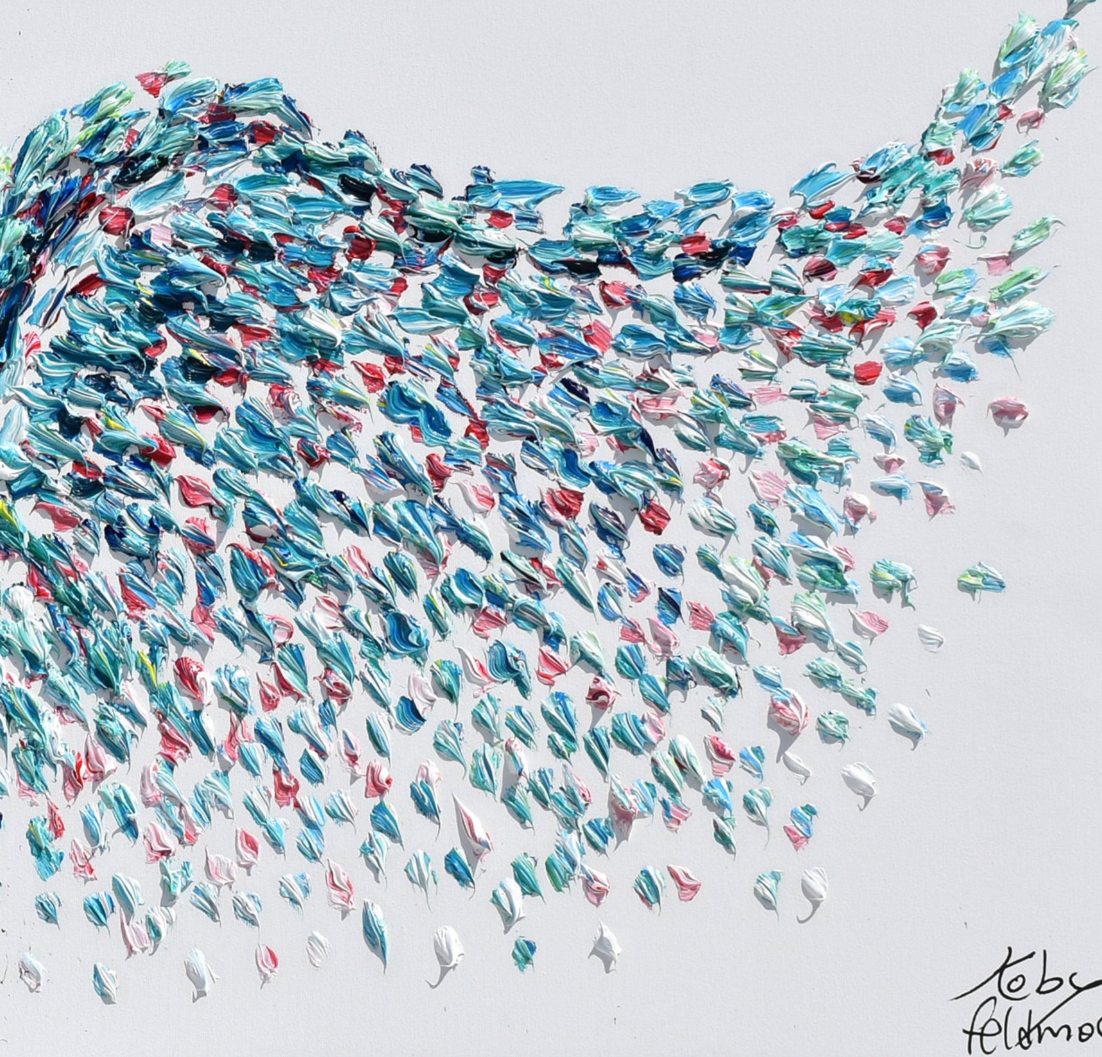 Angel Wings 55 Beautiful Turquoise Color of Wings - Etsy