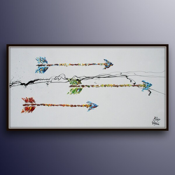 Arrow Painting - Etsy
