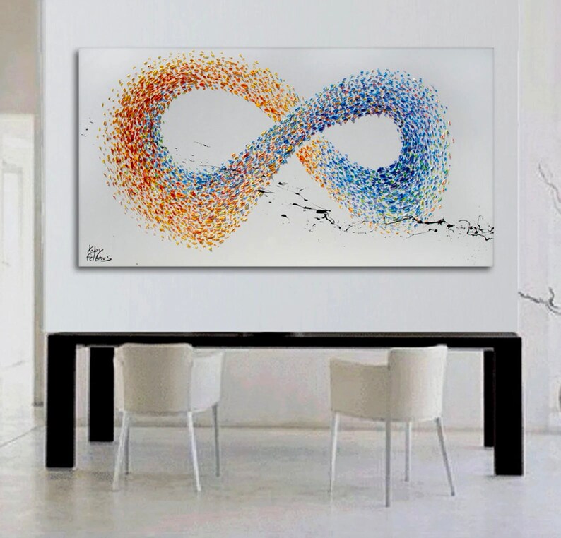 Abstract Painting 67 Infinity Symbol Original Abstract - Etsy