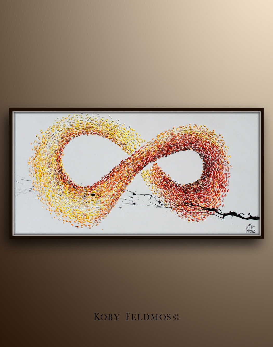 Abstract Painting 67 Infinity Symbol Original Abstract | Etsy