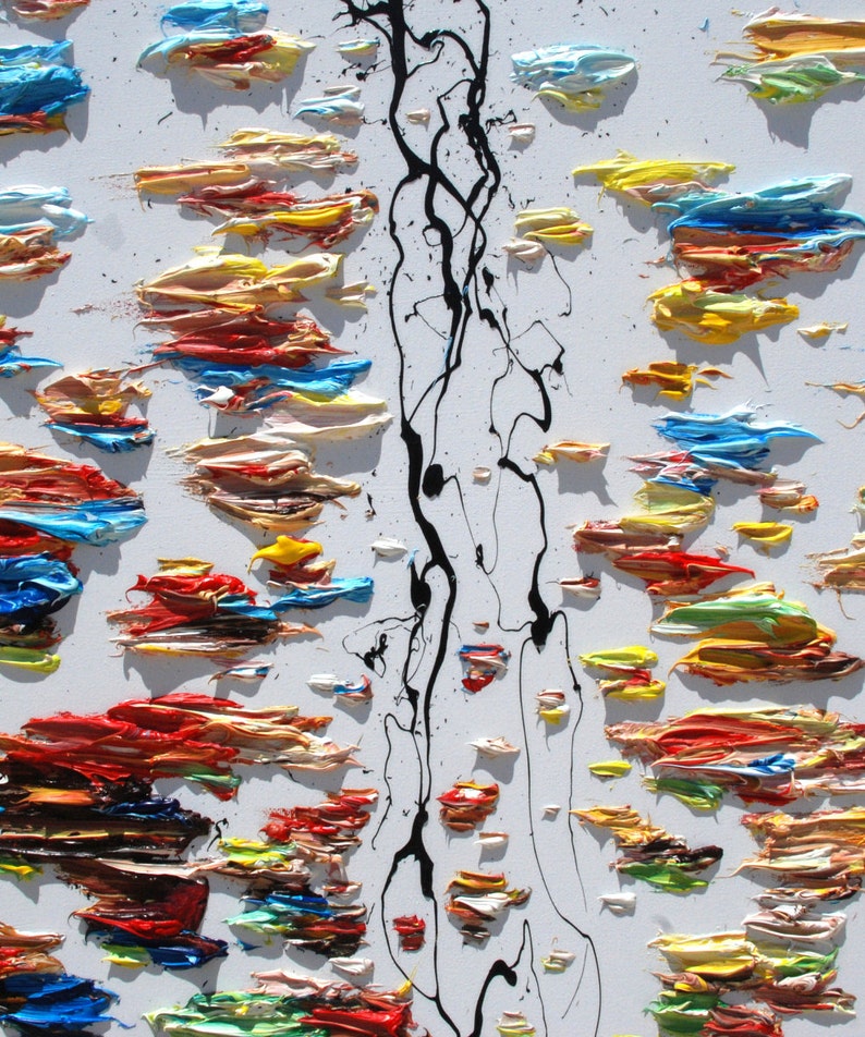 Ocean Split 40 Abstract Painting Original Oil Painting - Etsy