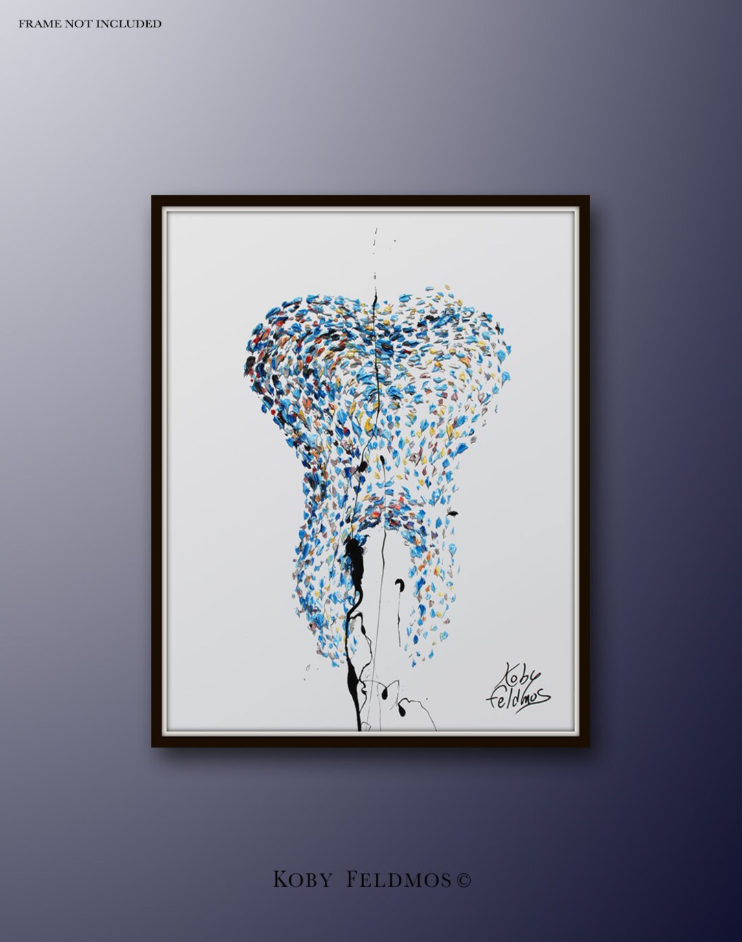 Tooth Teeth 40" Painting Original Oil Painting on Canvas, Thick Layers ...