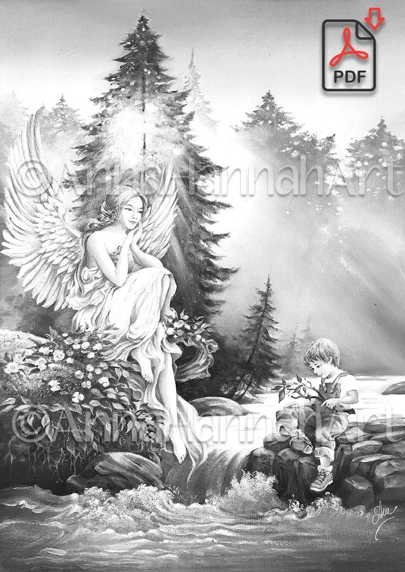 Guardian Angels:dawn is Rising A3/PDF/JPG - Etsy