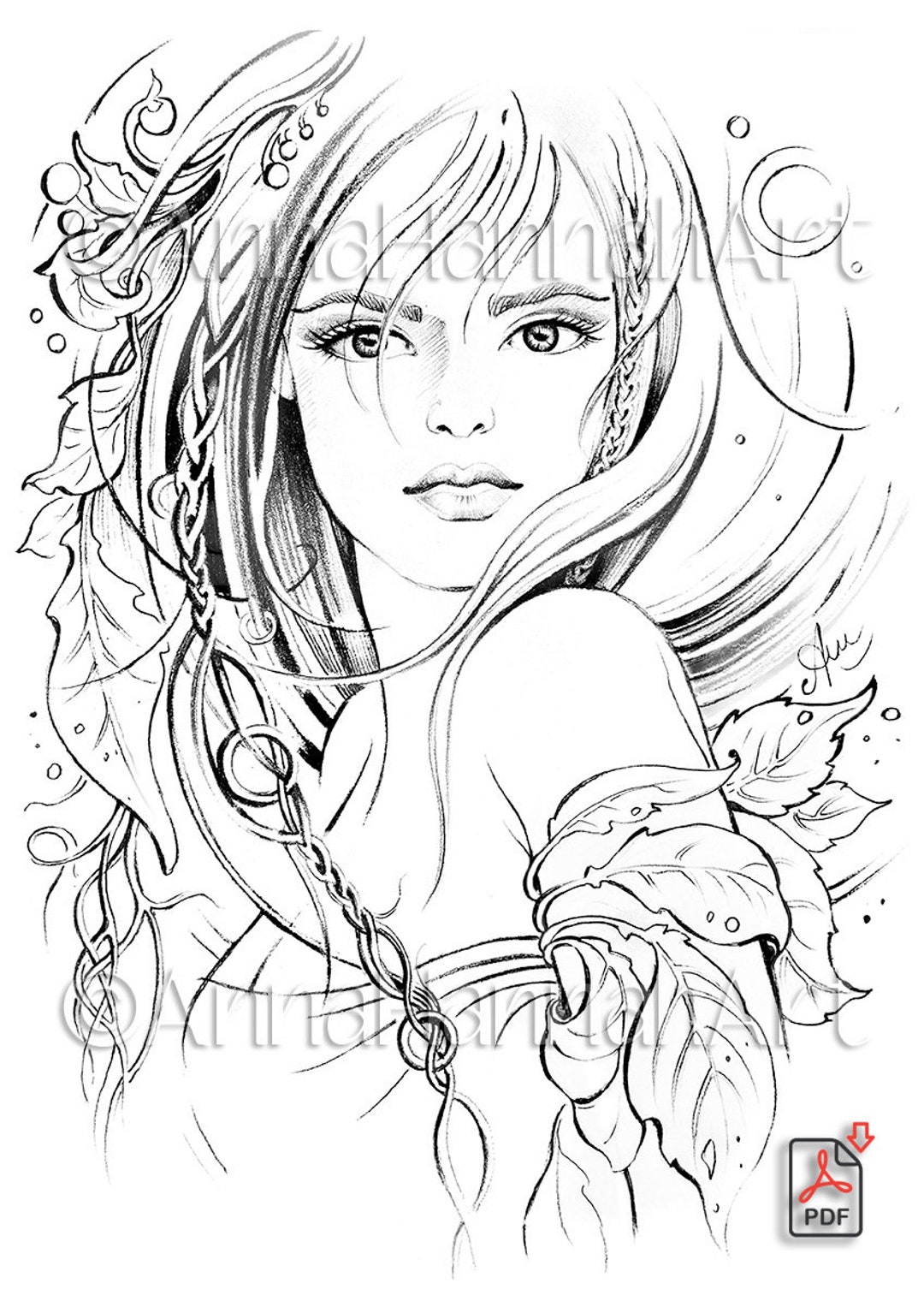 SLAVIC STORIES i Am Here2 Fantasy Art /A4/A3/PDF/ Download Printable ...