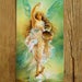 Art Print Green Fortune Angel Goddess Abundance Wealth Balance Riches ...