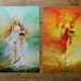 Art Print Fortune Angel Goddess Abundance Wealth Balance Riches Horn ...