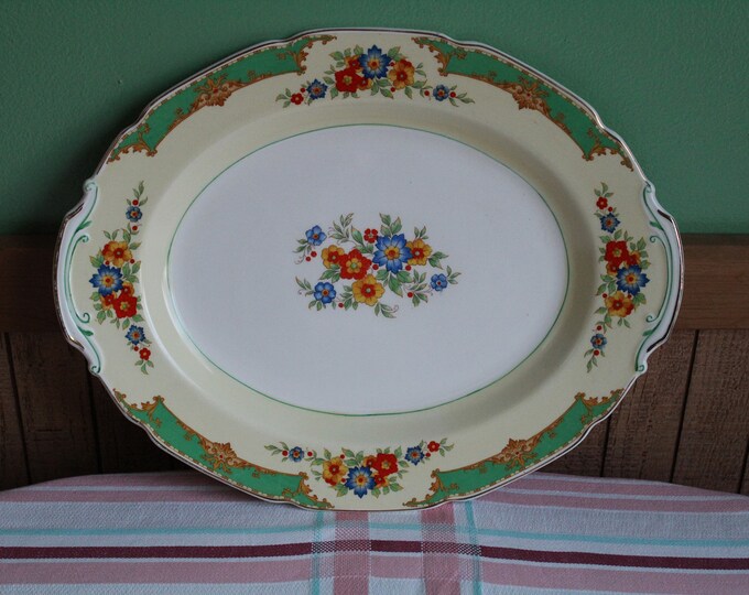 Grindley Platter Large Floral Patterned 1970s Vintage Dinnerware Made ...