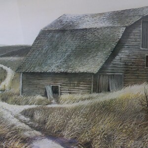 Farm Print Ruane Manning Framed Print Barn and Windmill 1982 Vintage ...