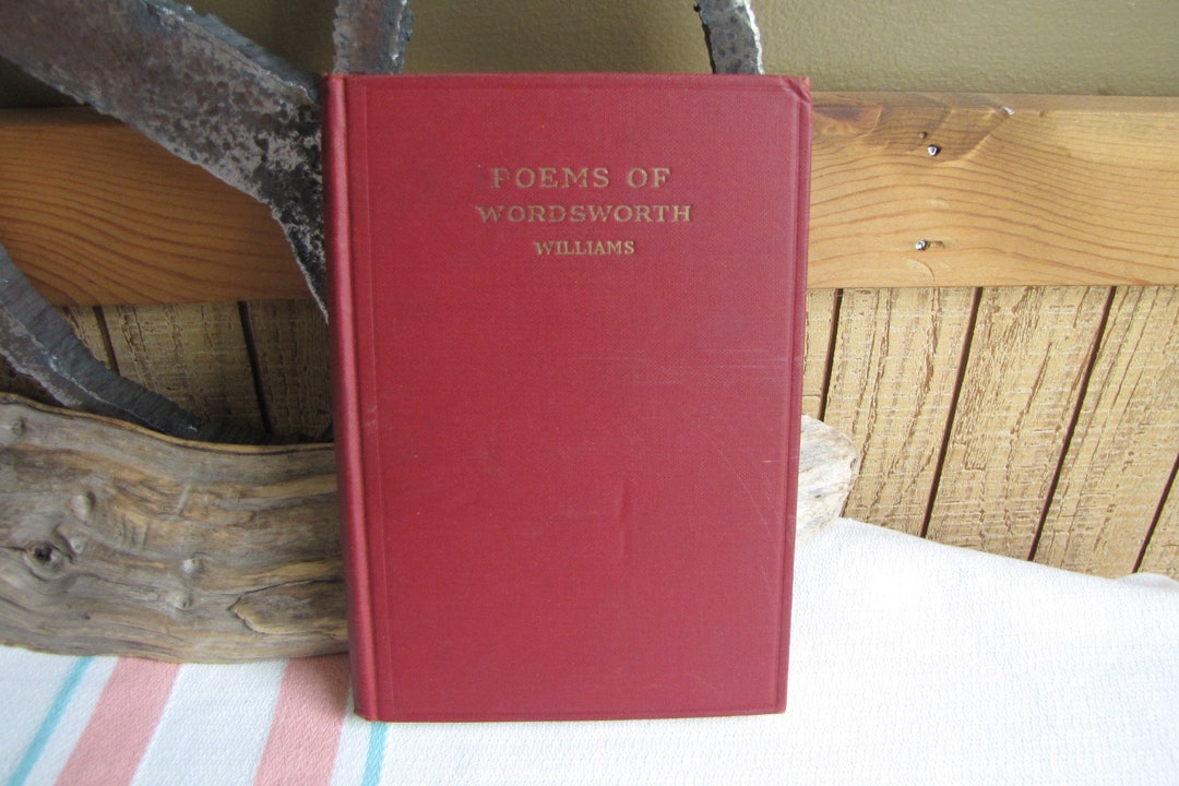 Poems of Wordsworth 1927 Vintage Books and Poetry - Etsy
